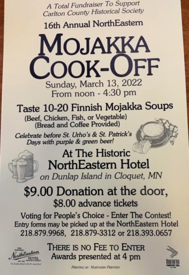 16th Annual NorthEastern Mojakka Cook-Off – FinnSource